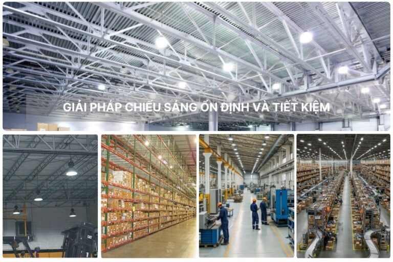 Thiết kế chiếu sáng nhà xưởng đạt chuẩn ánh sáng khu công nghiệp - Ledee